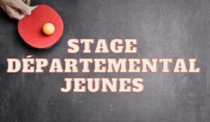Prochain stage Jeunes
